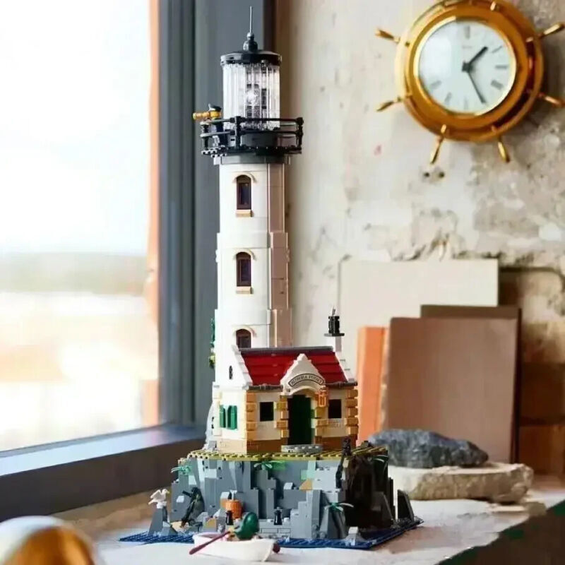 Ideas MOTORIZED LIGHTHOUSE 21335 Building Blocks Toy Bricks Set New 2 ...