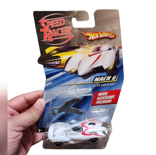 2007 Mattel Hot Wheels Speed Racer Mach 6 with Saw Blades New ...