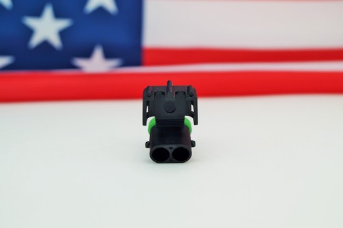 Delphi Weather Pack 2 Pin Sealed Connector Kit 16-14 GA | eBay