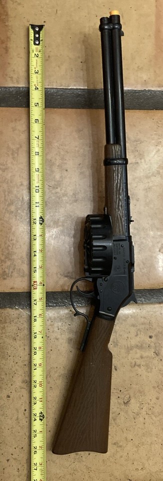 Fine C. 1965 Mattel Rapid Fire Special, Plastic Toy Rifle, “Cowboy In ...