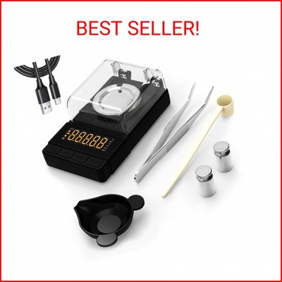 MAXUS Digital Milligram Scale 50g/0.001g, Compact Mg Scale w/ 20g ...