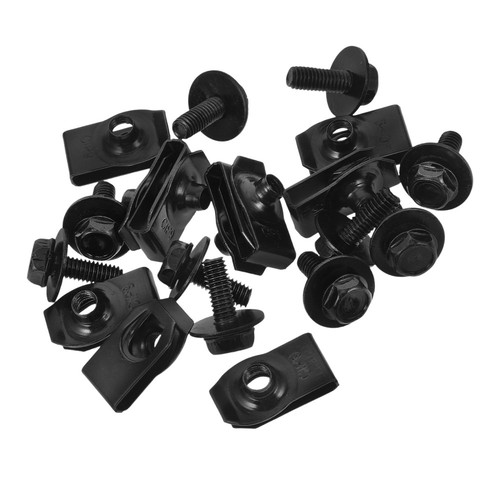 20 Pcs Body Fastener Kit Panel Mounting Clips Bumper Cover Fasteners ...