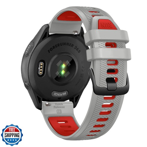22mm Quick Release Watch Band for Garmin Forerunner 265/Forerunner 255 ...