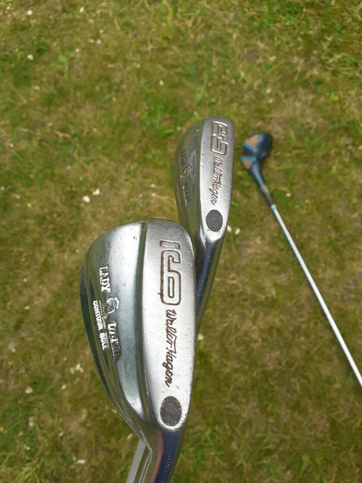 Walter Hagen Lady Ultra Vintage Golf Clubs 3 Iron 9 Iron + Dunlop 3 ...