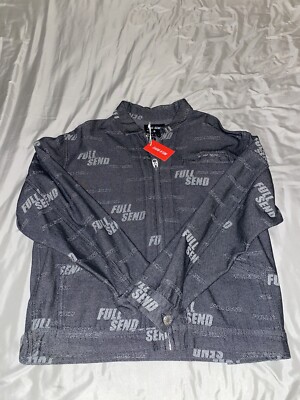 FULL SEND Denim jacket - Medium RARE - NEVER WORN | eBay