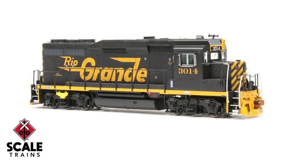 ScaleTrains SXT33374 HO GP30 DCC & Sound Large Billboard Rio Grande D ...