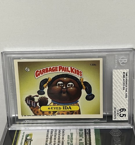 1986 Garbage Pail Kids Series #139b Ida GPK Stickers Card BGS Beckett ...