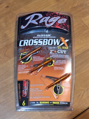 New Rage Crossbow X 125 grain crossbow broadheads, R54000. | eBay