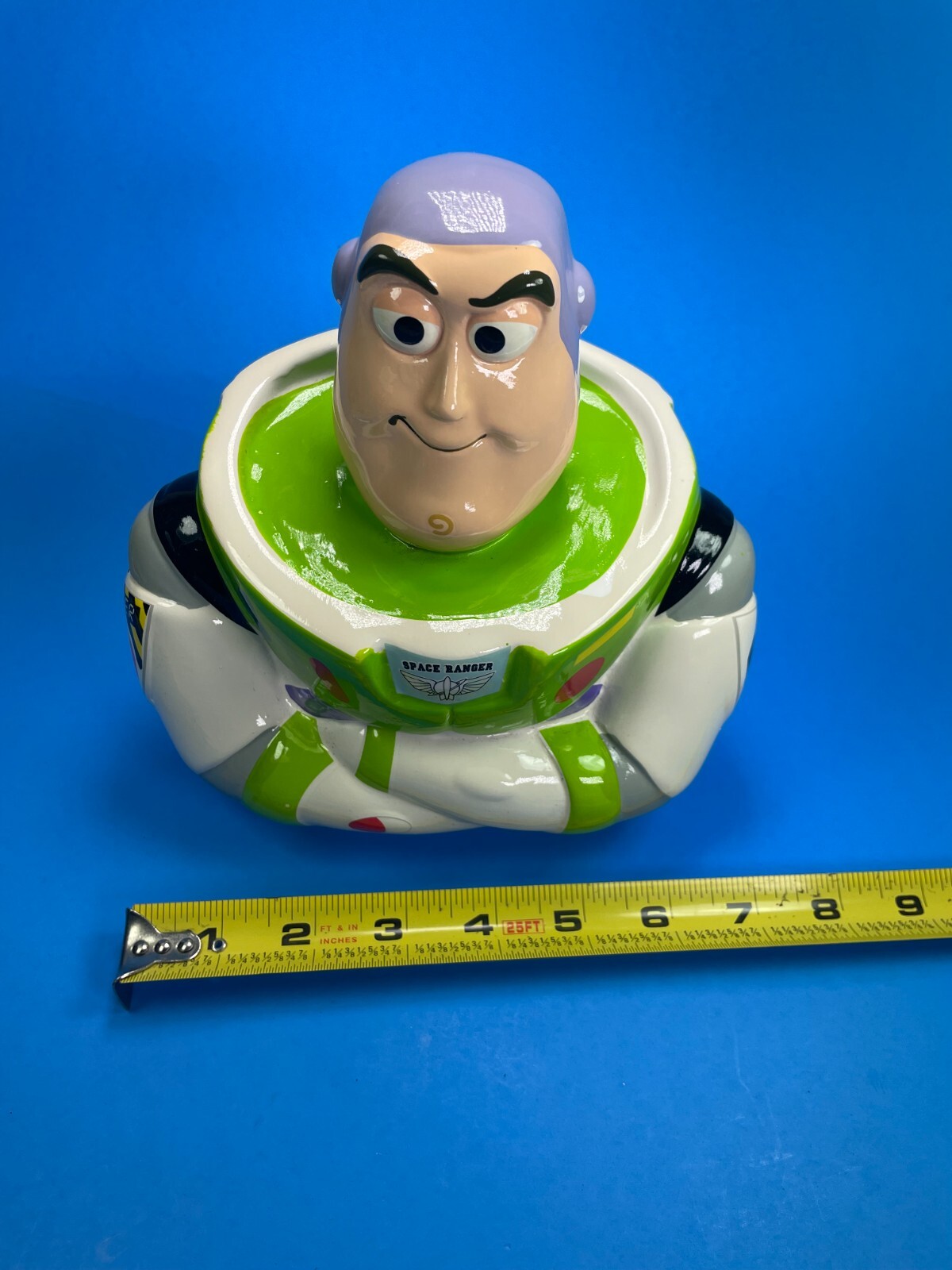 Buzz+Lightyear+Ceramic+Coin+Piggy+Bank+Toy+Story+8%22+X+7%22+Disney ...