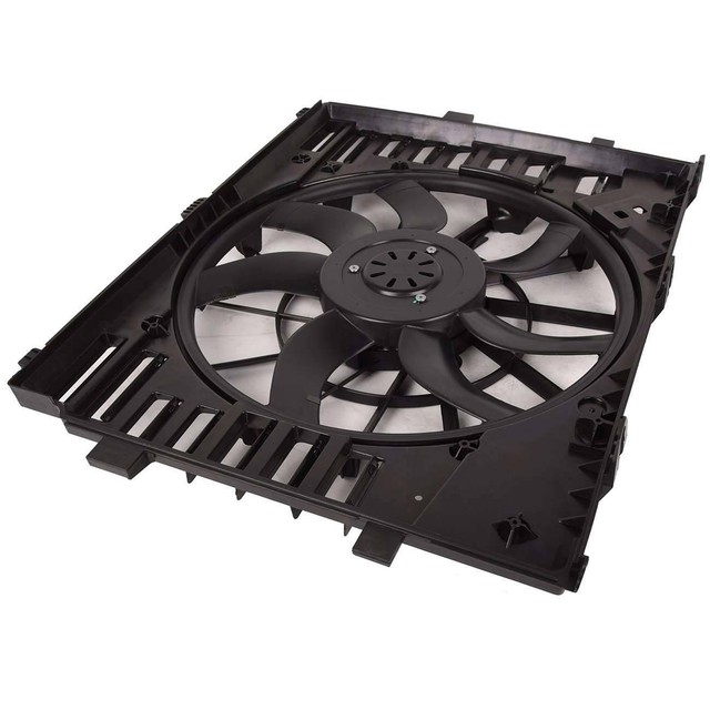 Topaz Radiator Cooling Fan Motor 600 Watts for Porsche Cayenne 11-15 ...