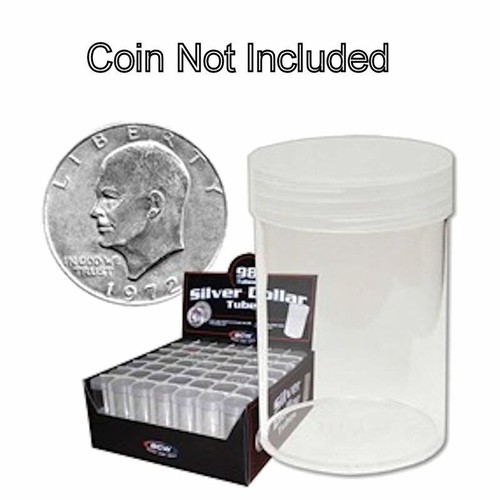 Round Large Dollar Coin Tubes 38mm by BCW 98 pack 722626801051| eBay