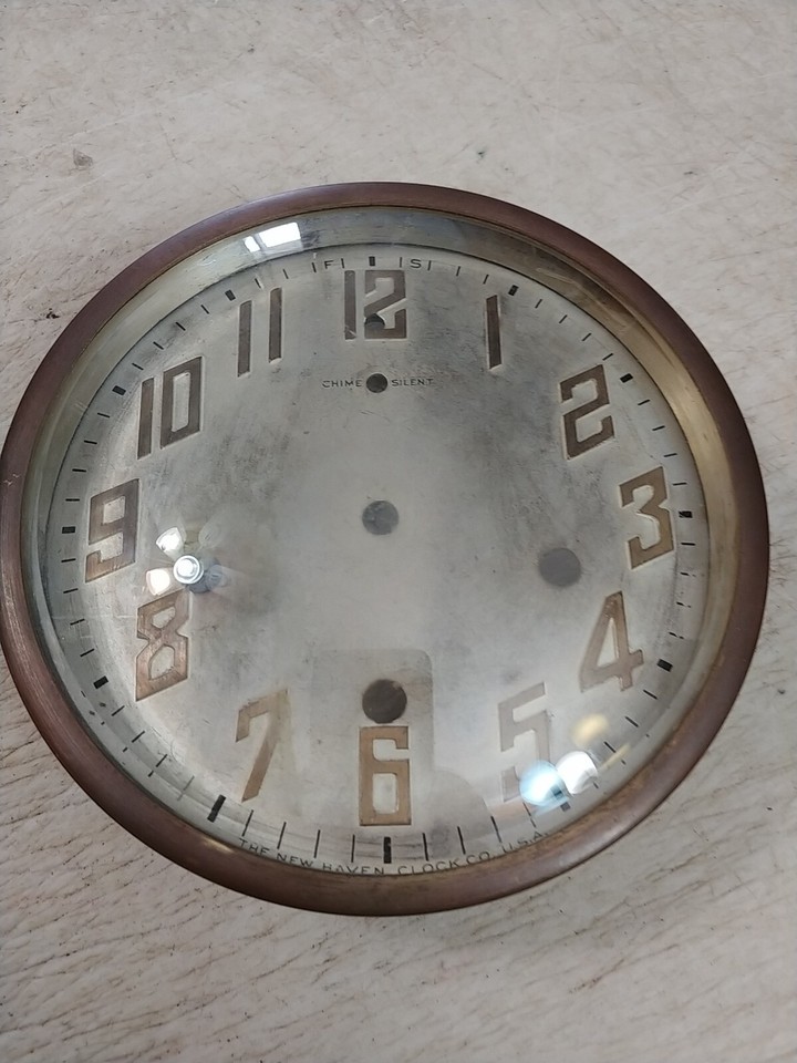 NEW HAVEN TAMBOUR WESTMINSTER CHIMES CLOCK DIAL & BEZEL & GLASS | eBay