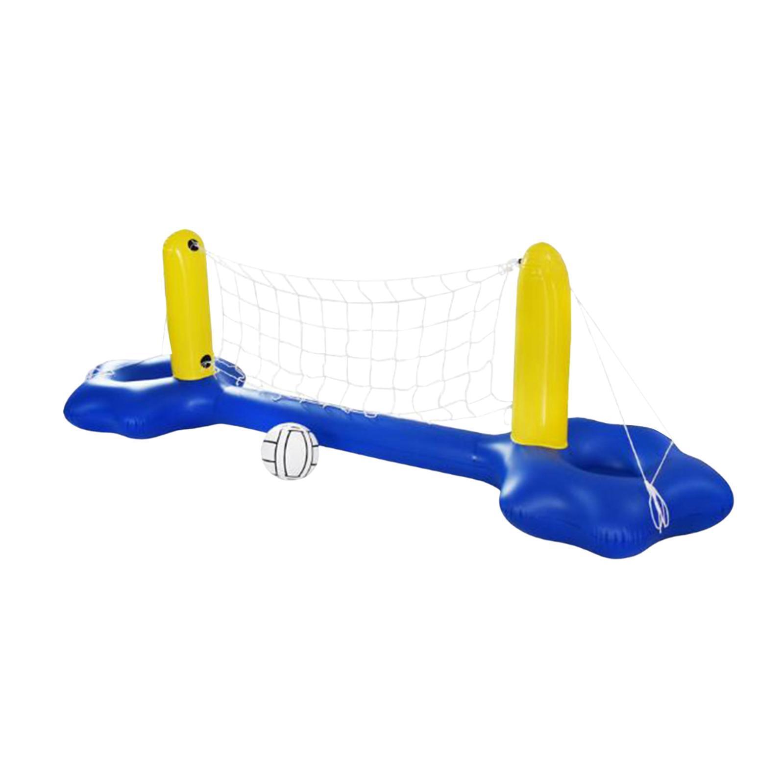 Inflatable Volleyball Net Pool Toy Set Outside Poolside Party ...