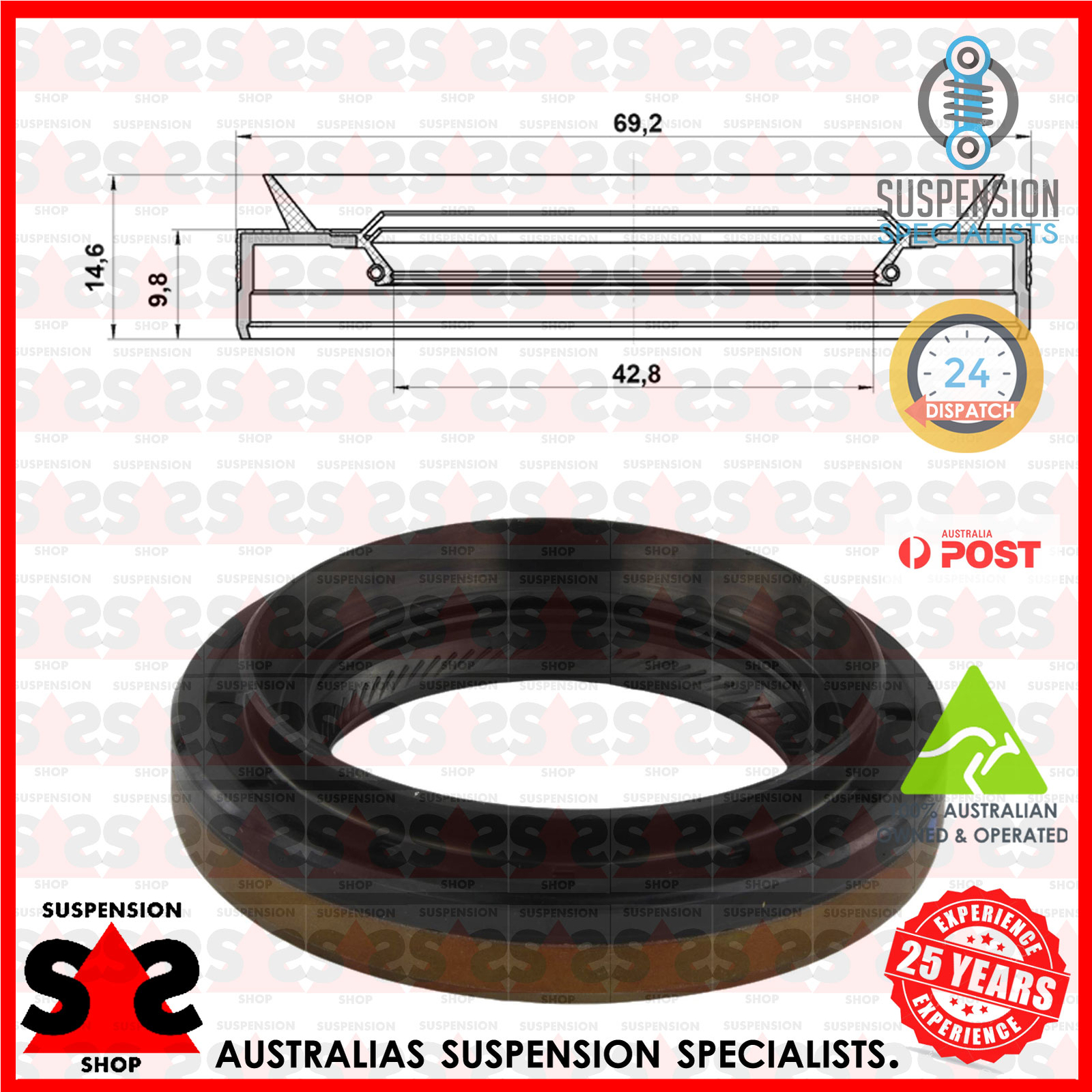 Shaft Seal, Drive Shaft Suit LAND ROVER Range Rover Iii (L322) 4.4 D ...