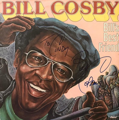 BILL COSBY HAND SIGNED AUTOGRAPH LP ALBUM "BILLS BEST FRIEND"I | eBay