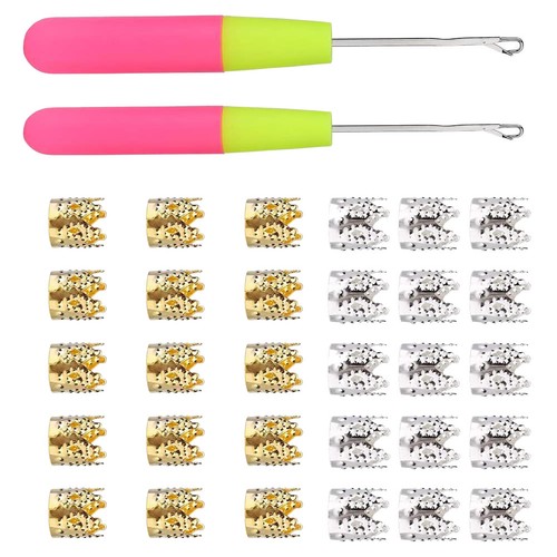 32 Pcs Hair Ring Decors Dreadlocks Crochet Braid Accessory Tools | eBay ...