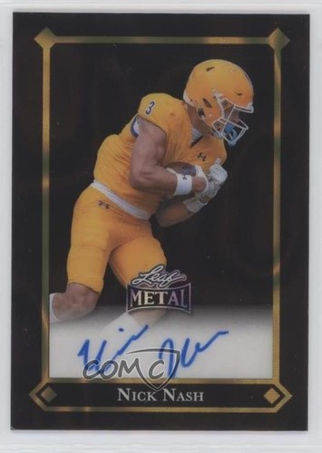 2025 Leaf Metal 92 LGR Black Lava /3 Nick Nash #92L-NN1 Rookie Auto RC ...