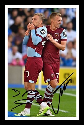Jarrod Bowen & James Ward-Prowse - West Ham Utd Autograph Signed ...