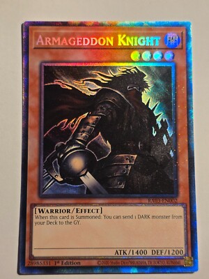 Armageddon Knight (V.6 - Collectors Rare) YUGIOH RA03 ENGLISH NM Y11 ...