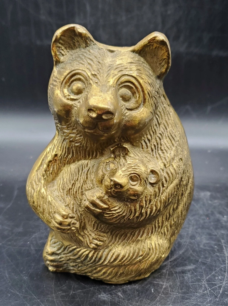 Golden Panda Statue