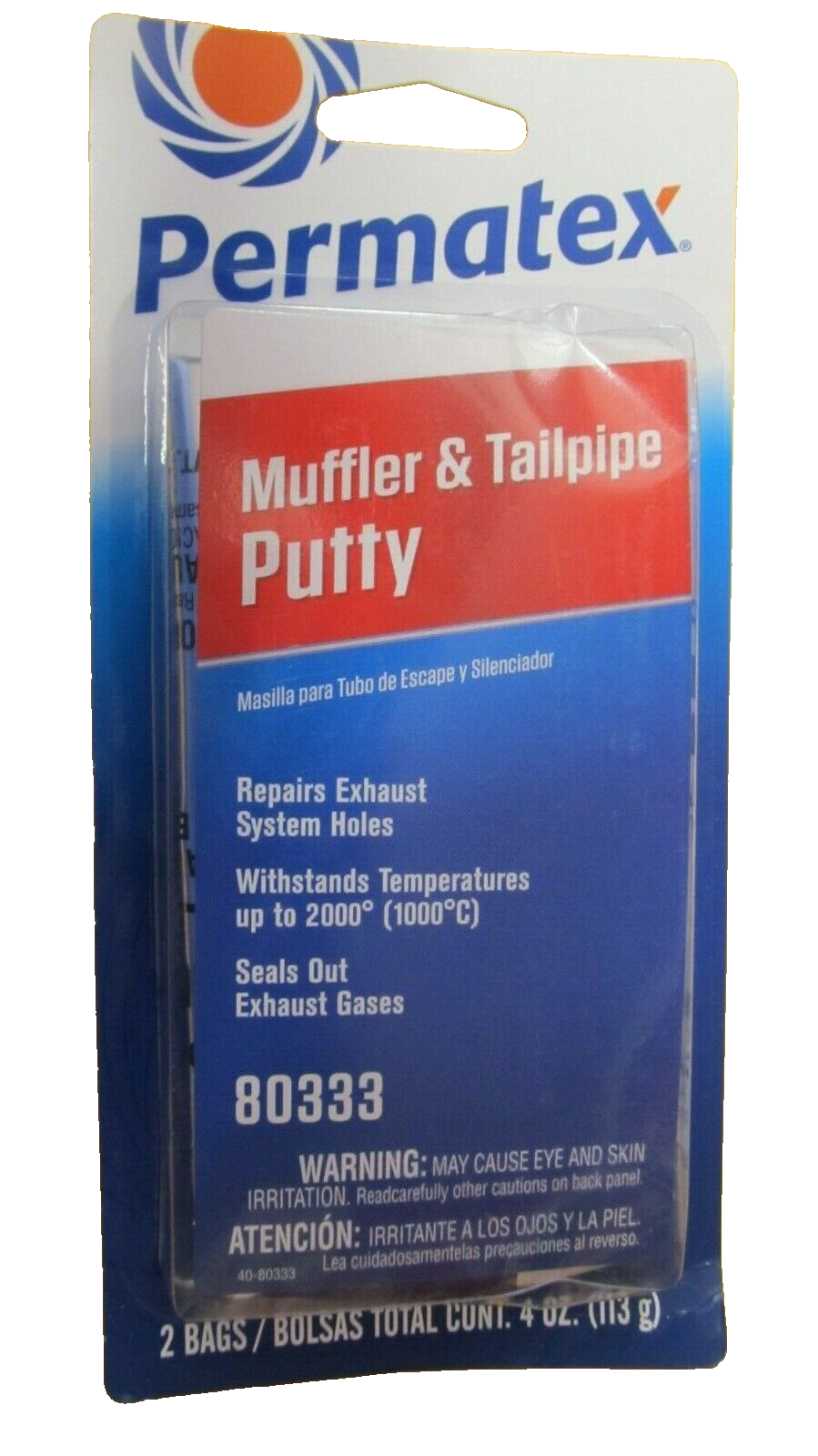 Permatex Muffler and Tailpipe Putty #80333. 4 OZ. Repair exhaust NEW | eBay