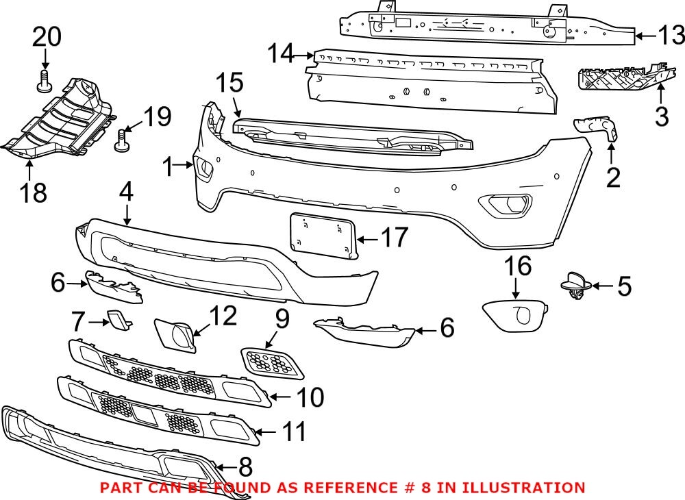 Genuine Mopar Rear Body Panel Trim Panel 68143070AD | eBay