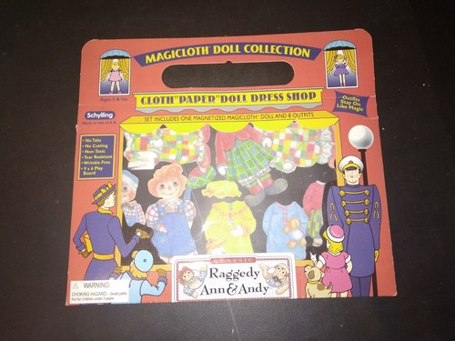 MagiCloth Doll Collection ~ Classic Raggedy Ann and Andy 2000 Made In ...