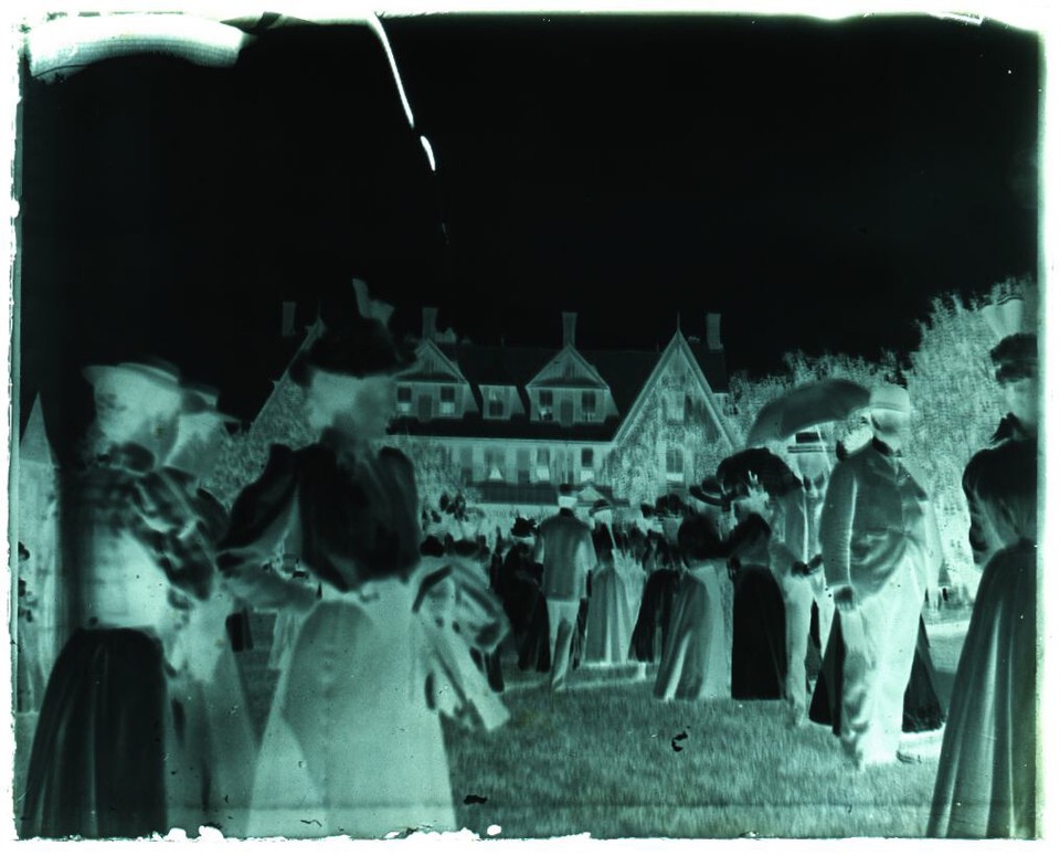 LATE 1800s or EARLY 1900s GLASS NEGATIVE, WOMAN'S COLLEGE GRADUATION-2 ...