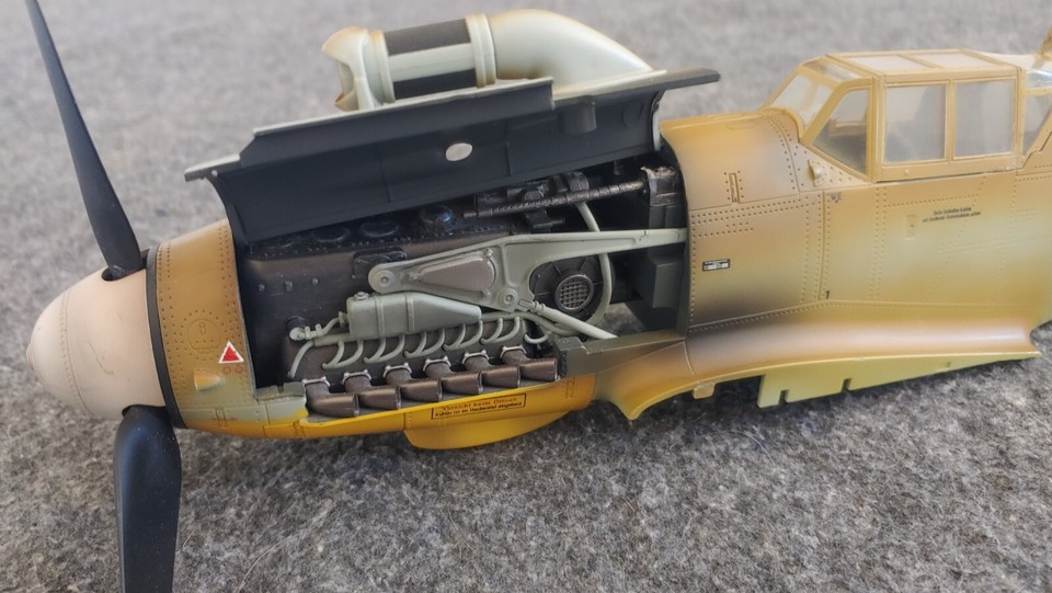 BBI Elite Force 1:18 Messerschmitt BF109G4 TROP JG53 Franz Schiess ...