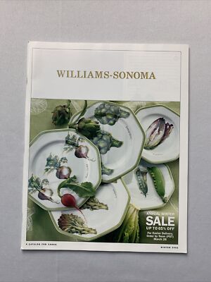 Vintage Williams Sonoma Catalog Winter 2002 - Cooking, Baking Catalog ...