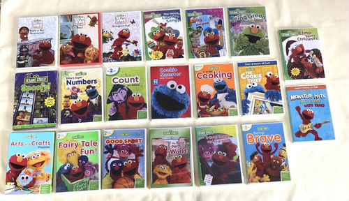 *LOT OF 20*~NEW Sesame Street & ELMO's World Factory Sealed DVD's ...