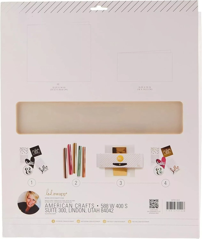 Heidi Swapp Minc Transfer Folders 3 Pack, Card Making Kit Minc Foiling ...