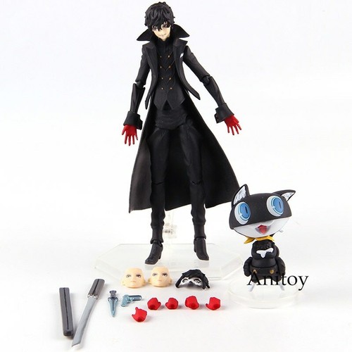 PVC Figma 363 Persona 5 Action Figure Shujinkou and Morgana Joker In ...