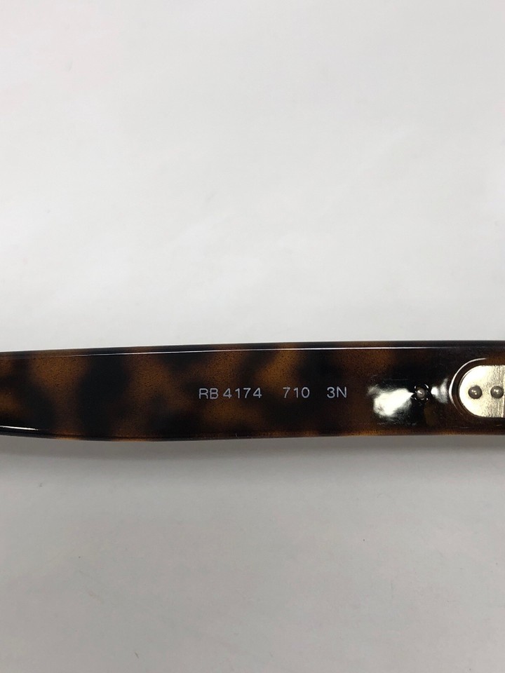 RAY-BAN RB4174 710 Sunglasses Frame Italy Womens Tortoise Brown Havana ...