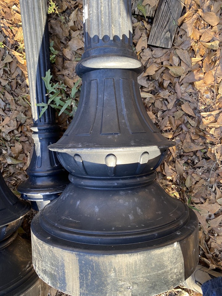 1 Vintage Fluted Sternberg Street Light Pole 12’ Tall, Can Deliver ...