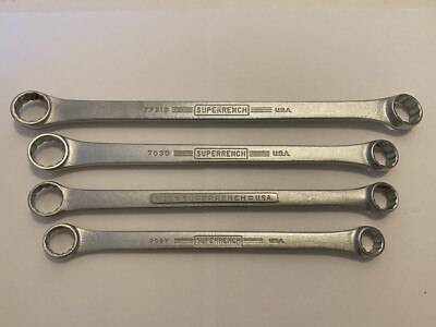 WILLIAMS (4 PCS.) DOUBLE END “SUPERRENCH” BOX WRENCHES - USA - NEW ...