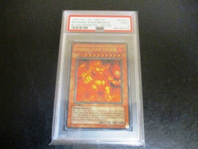 2005 Yugioh Infernal Flame Emperor Blaze Destruction 1st Edition SD3 ...