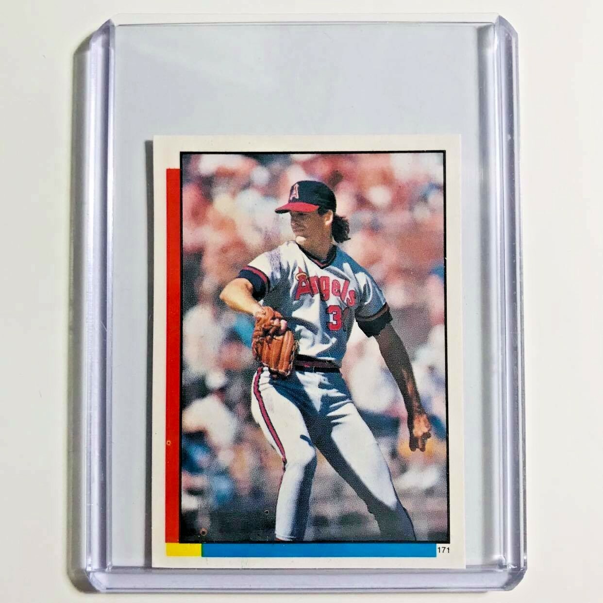 HOF Andre Dawson / Chuck Finley - 1990 Topps Stickers A Variation Super ...