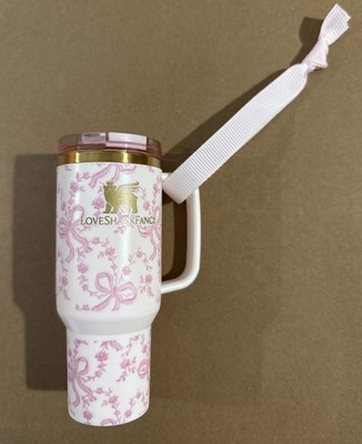 Stanley Love Shack Fancy Ornament Keychain Pink Coquette Bow Chantilly ...