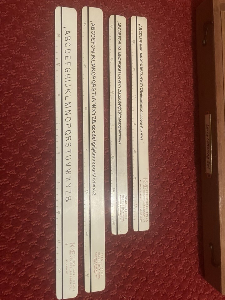 Leroy Lettering Set | eBay