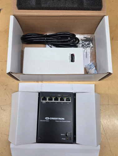 New CRESTRON 5-Port PoE Switch CEN-SW-POE-5 | eBay