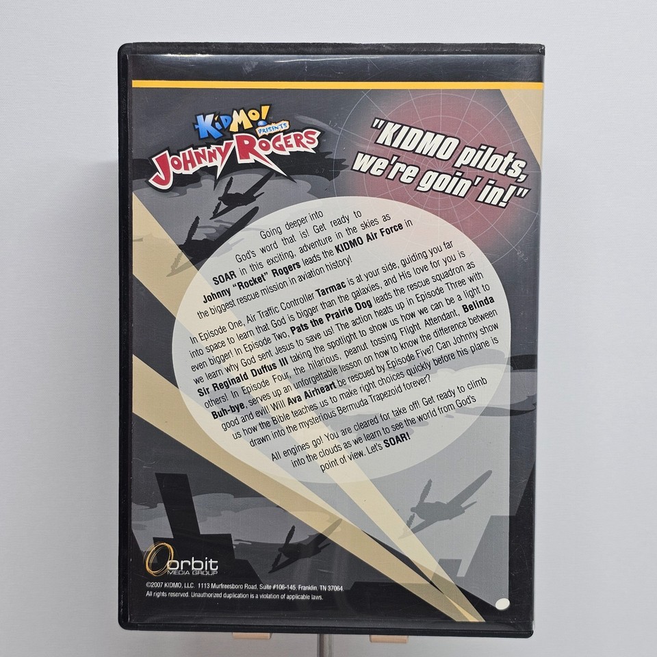 KidMo Johnny Rogers Soar 5 Week Series DVD Kids Educational Faith God ...