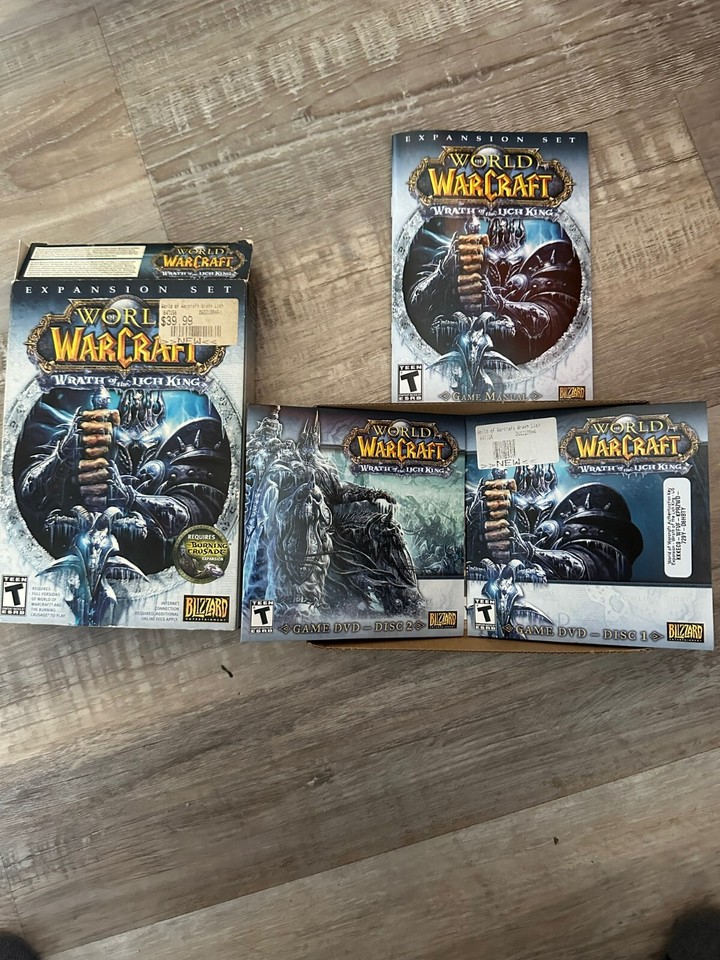 World of Warcraft: Wrath of the Lich King w Manual (PC Expansion Pack ...