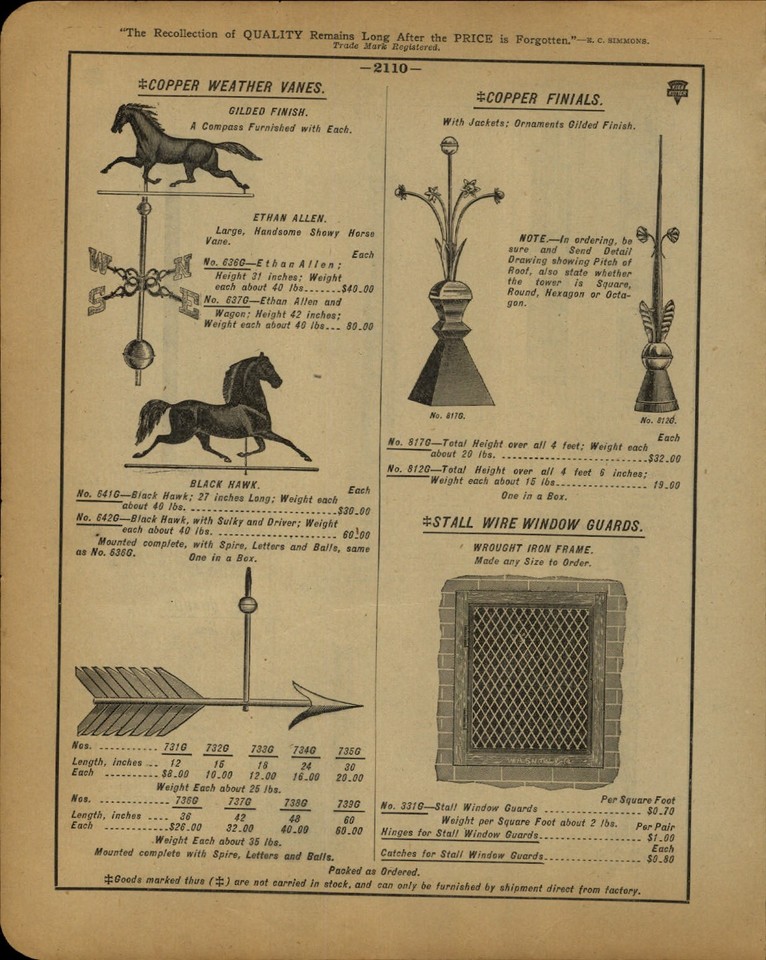 1908 PAPER AD Vintage Antique Cast Iron Hitching Post Horse Head ...
