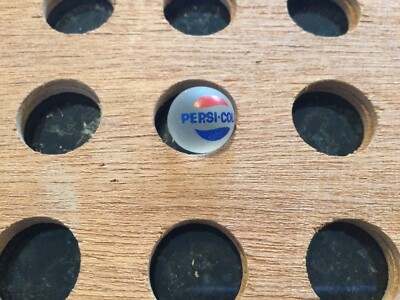 Vintage | "Pepsi-Cola" | Red & Blue Print on Matte Clear Marble | eBay