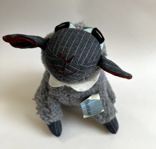Lamb International GRAY LAMB SHEEP 7" Plush Stuffed Animal Toy Vintage ...