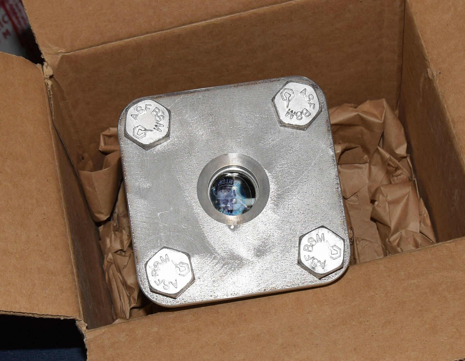 JACOBY TARBOX 1" GLASS SIGHT FLOW INDICATOR S-300HP-3000 316 STAINLESS ...