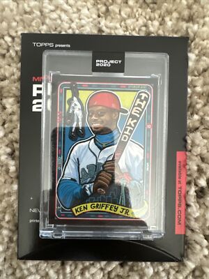 2020 Project Topps Art Online Exclusive #317 Ken Griffey Jr. RC Efdot ...