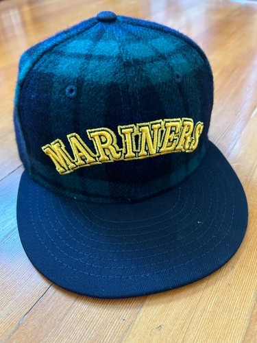 Seattle Mariners Official Mlb New Era 7 1/8 Plaid Baseball Hat | eBay