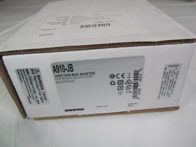 Shure A910-JB Junction box adapter for Ceiling Array Microphone. | eBay